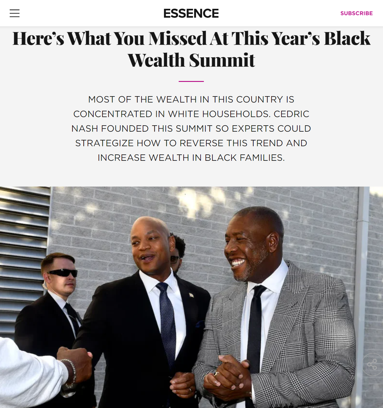 Essence Magazine | Cedric Nash